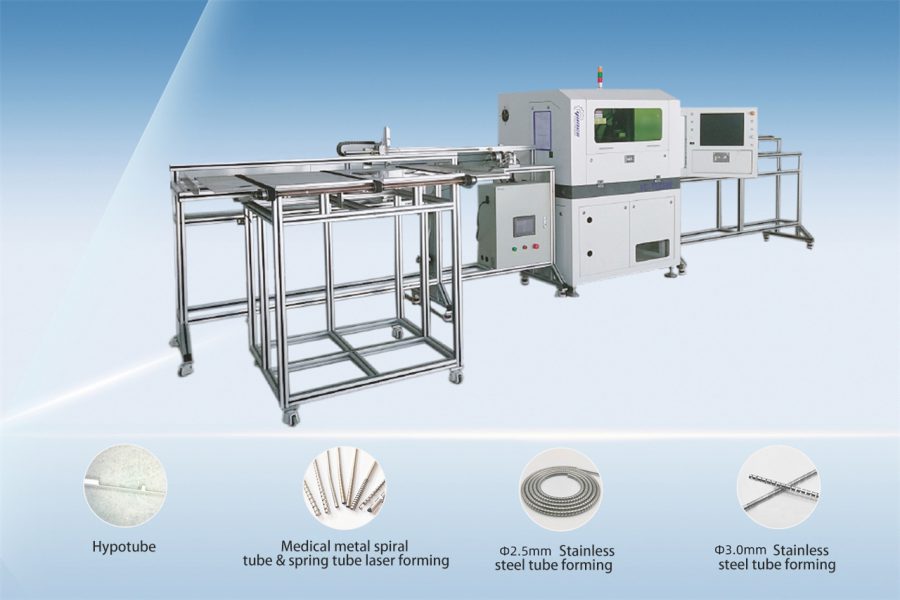 Medical hypotube & spiral tube laser cutting machine - Kunshan Yunco ...